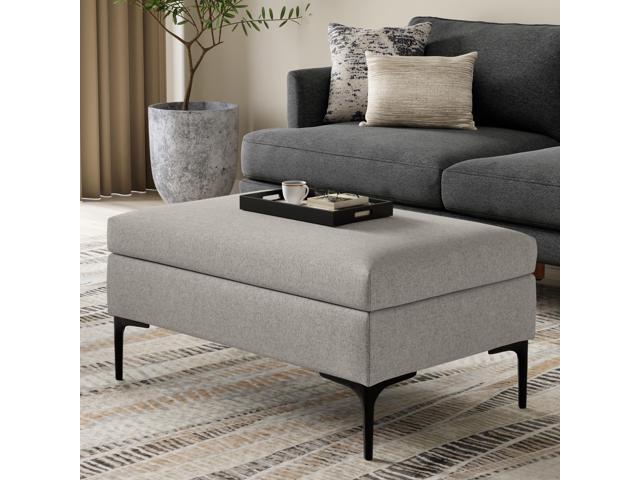 Click here for Rebecca Rectangular Coffee Table Storage Ottoman w... prices