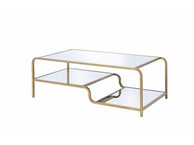 Click here for Astrid Mirrored & Gold Finish Coffee Table prices