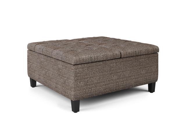 Click here for Harrison - Coffee Table Storage Ottoman - Mink Bro... prices
