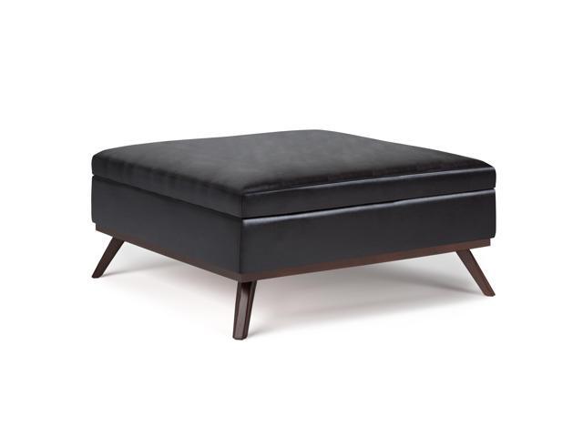 Click here for Owen - Square Coffee Table Storage Ottoman - Tanne... prices