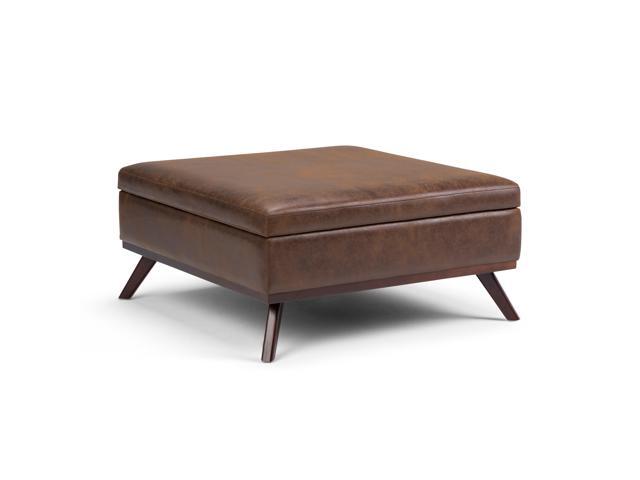 Click here for Owen - Square Coffee Table Storage Ottoman - Distr... prices