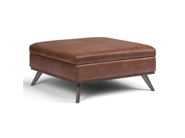 Click here for Owen - XL Square Coffee Table Storage Ottoman - Di... prices