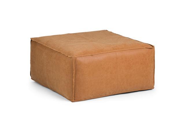 Click here for Brody - Large Square Coffee Table Pouf - Distresse... prices