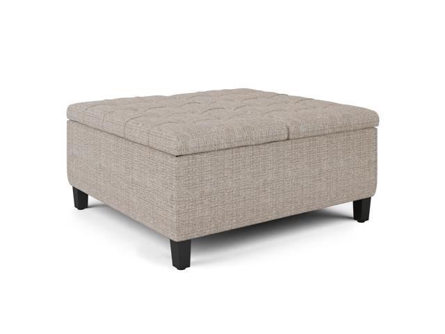 Click here for Harrison - Coffee Table Storage Ottoman - Platinum prices