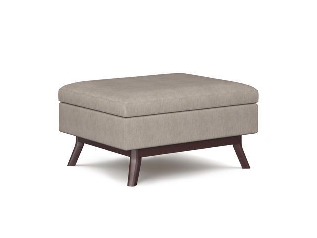 Click here for Owen - Coffee Table Storage Ottoman - Natural prices