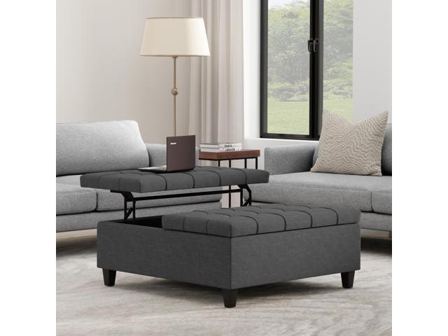 Click here for Harrison Large Square Coffee Table Storage Ottoman prices