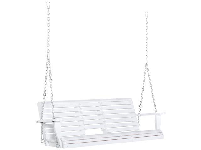Click here for Outsunny 3-Seater Wooden Porch Swing  Patio Swing... prices