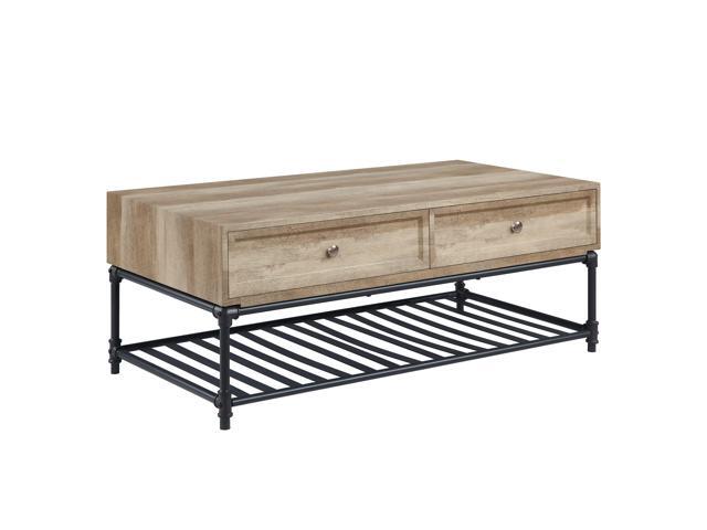 Click here for Brantley Oak & Sandy Gray Finish Rectangular Coffe... prices