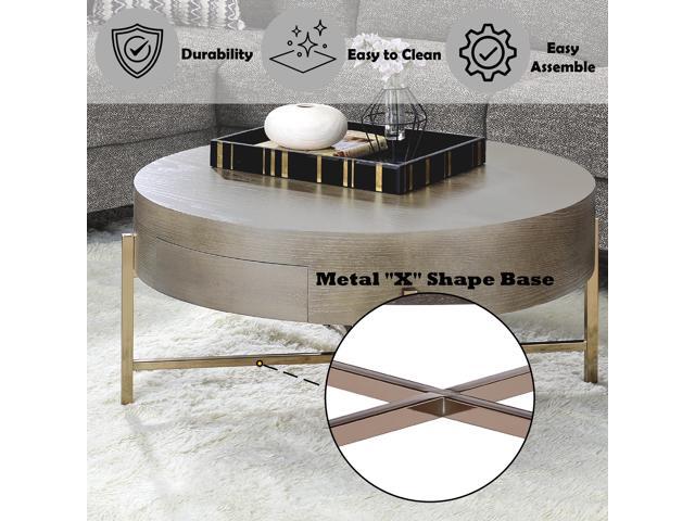 Click here for Weyton Light Brown & Champagne Finish Coffee Table prices