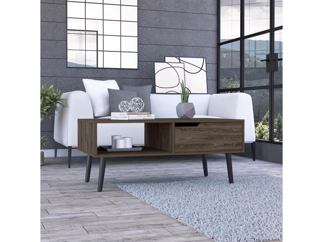 Click here for Oslo Coffee Table  One Drawer  One Open Shelf  Fou... prices