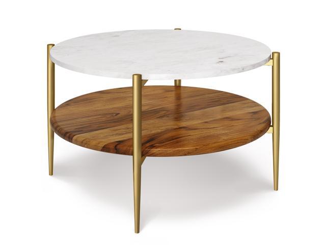 Click here for Wagner - Coffee Table - White / Natural prices