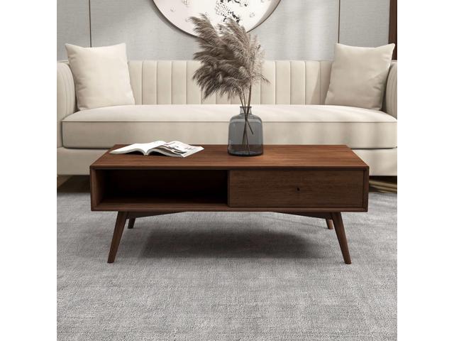 Click here for Caroline Mid-Century Modern Walnut Coffee Table So... prices