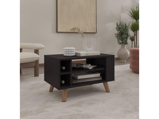 Click here for Coffee Table  4 Shelves  4 Legs  Black Wengue prices