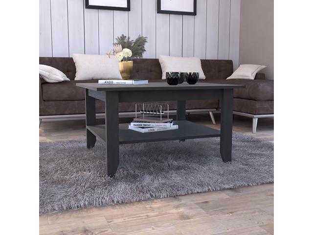 Click here for Coffee Table San Jose  One Shelf  Black Wengue Fin... prices