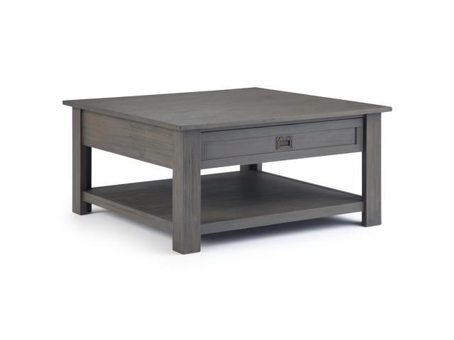Click here for Monroe - Square Coffee Table - Farmhouse Grey prices