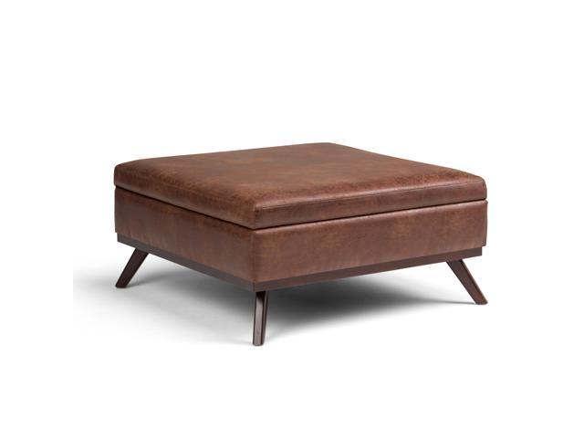 Click here for Owen - Square Coffee Table Storage Ottoman - Distr... prices
