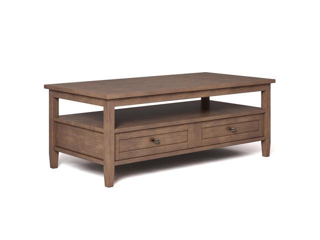 Click here for Warm Shaker - Coffee Table - Rustic Natural Aged B... prices