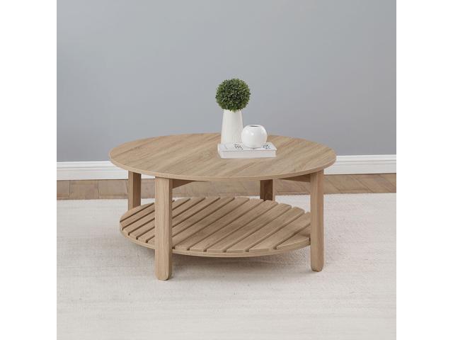 Click here for Altos Natural 1-shelf Round Engineered Wood Coffee... prices