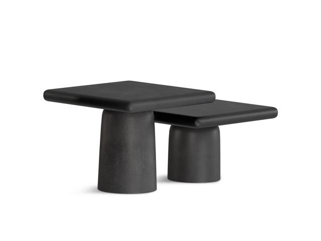 Click here for Zachary Cast Aluminum Coffee Table 2 Piece Set prices