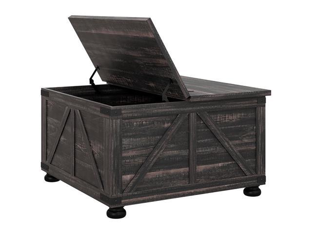 Click here for HOMCOM Farmhouse Coffee Table  Square Coffee Table... prices