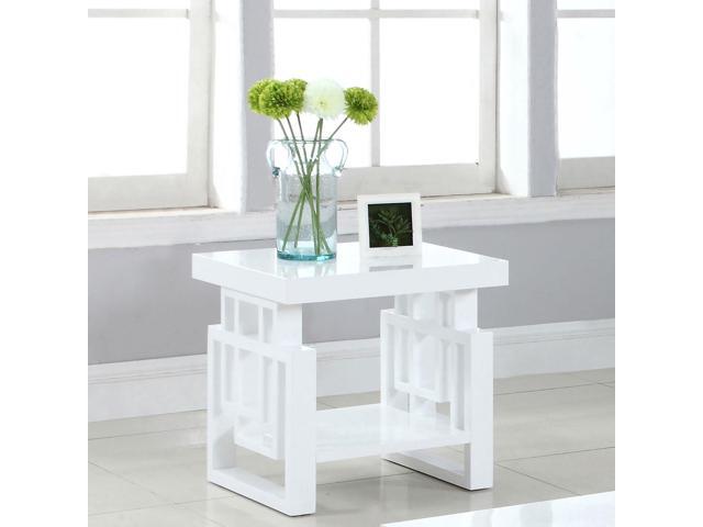 Click here for High Glossy White Rectangular End Table prices