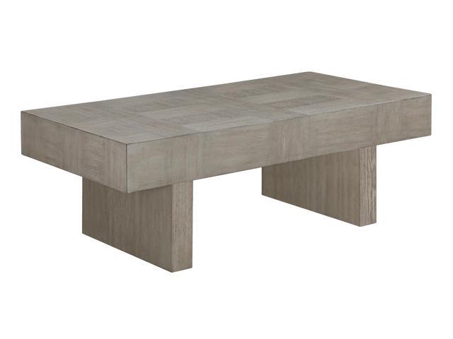 Click here for 1pc Contemporary Style Brown Gray Coffee Table Rec... prices