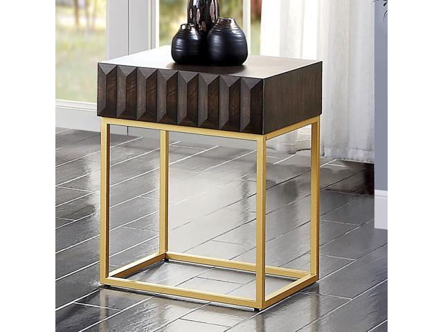 Click here for Contemporary Style Side Table Metal Structure Conc... prices