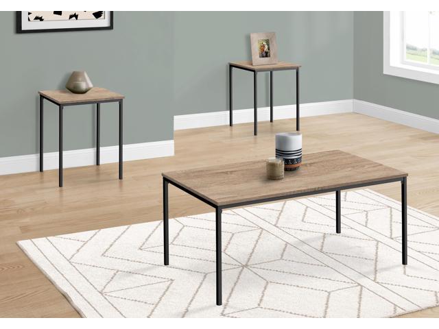 Click here for Table Set  3pcs Set  Coffee  End  Black Metal  Dar... prices