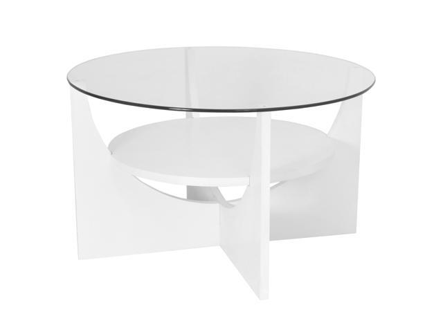 Click here for U Shaped Contemporary Coffee Table in White by Lum... prices