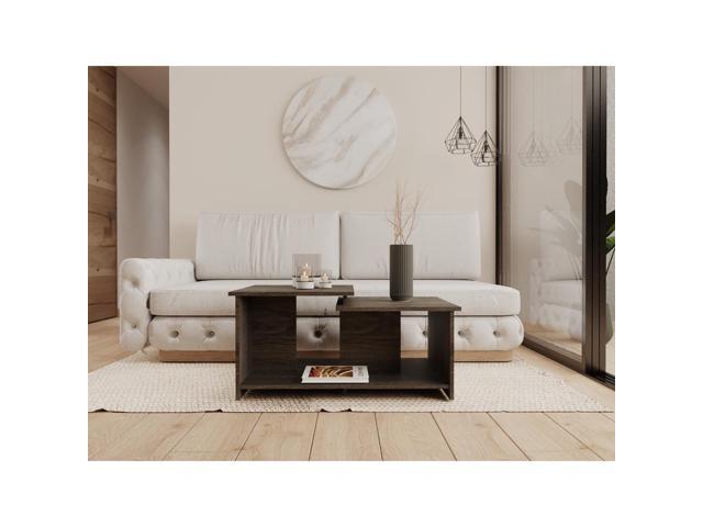 Click here for Coffee Table  Lower Open Shelf  Black prices