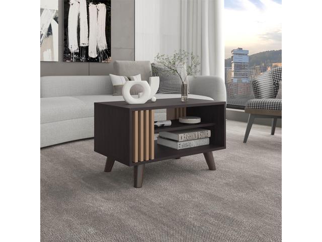 Click here for Coffee Table  1 Door  2 Shelves  Black Wengue / Na... prices