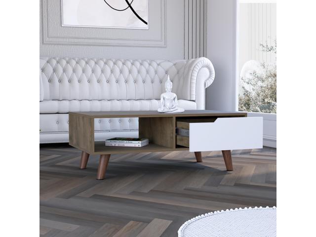 Click here for Coffee Table 2.0 Bull  One Drawer  Four Legs  Dark... prices