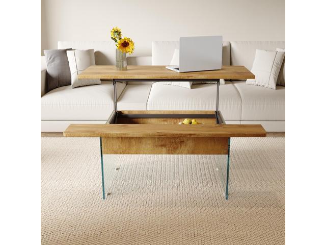 Click here for 43.3-inch coffee table with height-adjustment func... prices