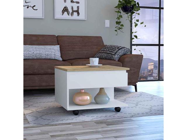 Click here for Luanda Lift Top Coffee Table  Casters  One Shelf prices
