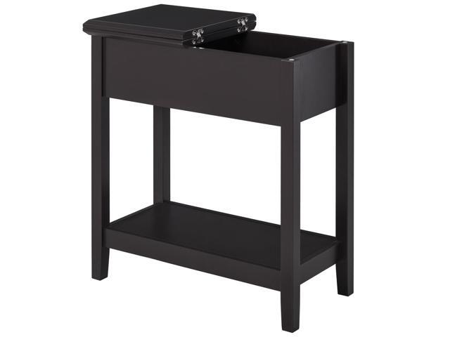 Click here for HOMCOM End Table  Narrow Side Table with Flip Top... prices