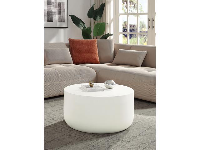 Click here for Dustan Natural White Finish Coffee Table prices