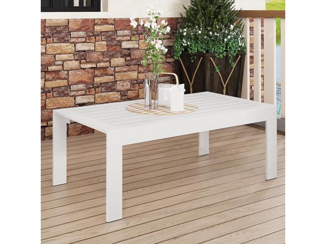 Click here for All-Weather Aluminum Outdoor Coffee Table  Modern... prices
