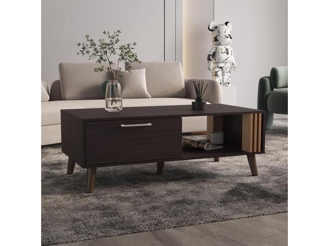 Click here for Coffee Table  1 Door  1 Shelf  Black / Natural Oak prices
