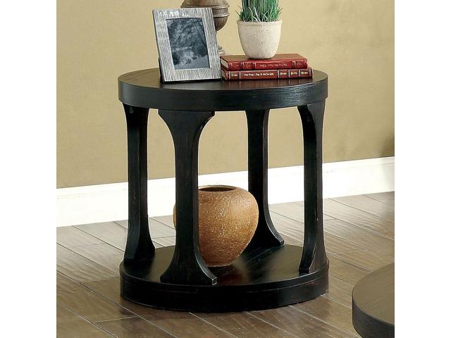 Click here for Transitional Style Antique Black Finish Bold Round... prices