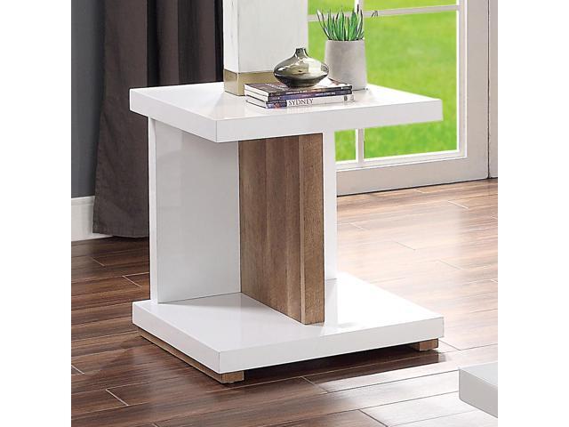 Click here for End Table Modern Contemporary Style Two Tone Desig... prices