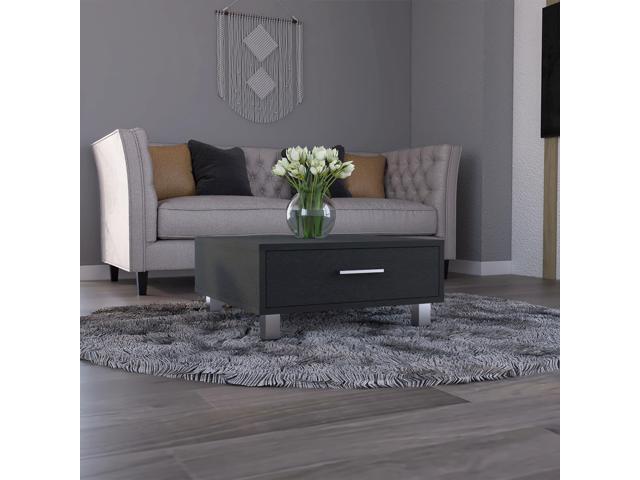 Click here for Beijing Coffee Table  One Drawer  Four Legs -Black prices