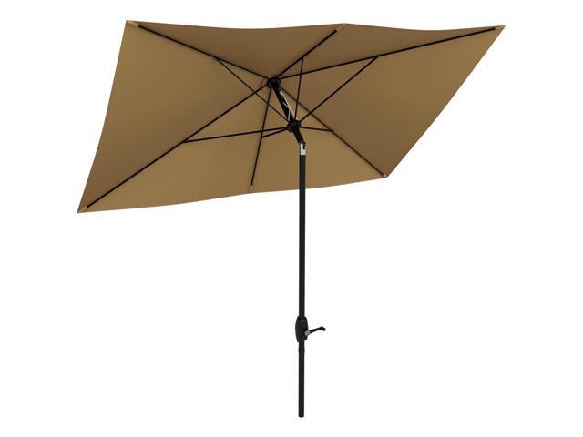Click here for Outsunny 6.5 x 10 Rectangular Market Umbrella  Pat... prices