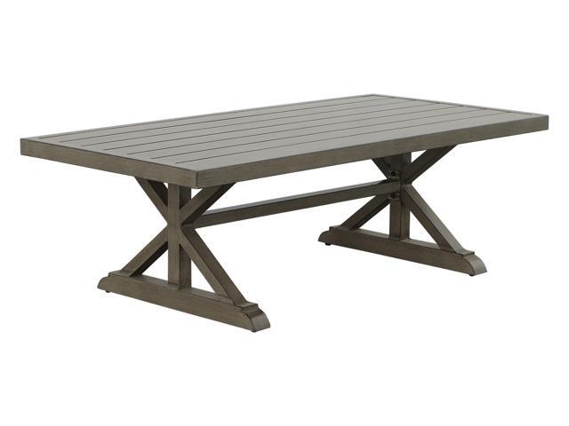Click here for Brown Aluminum Coffee Table - Mission Influences... prices