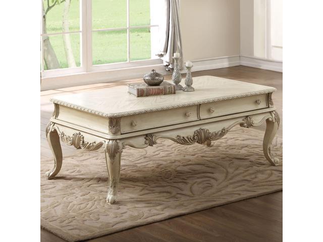 Click here for Antique White 2-Drawer Coffee Table with Cabriole... prices