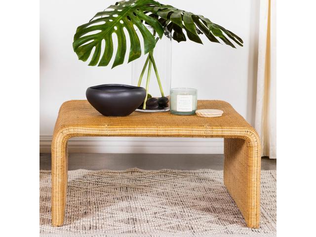 Click here for Cahya Natural Square Woven Rattan Coffee Table prices