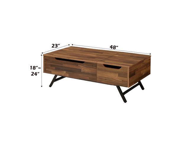 Click here for Throm Walnut Finish Coffee Table w/Lift Top prices