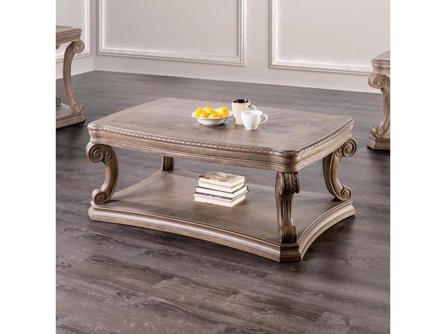 Click here for Dentil Moldings Traditional Style Coffee Table Wit... prices