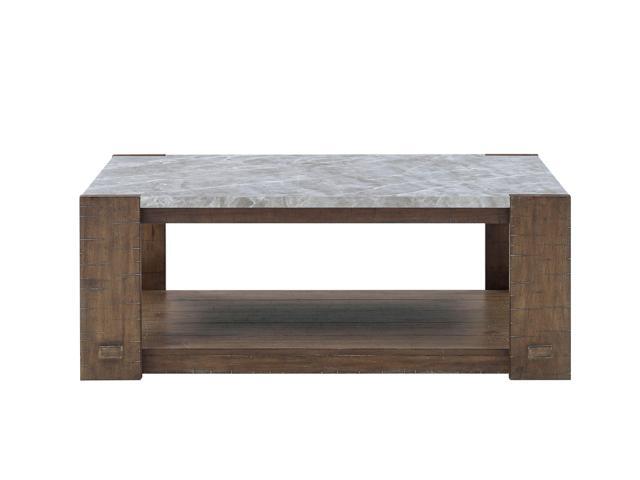 Click here for Libby - Sintered Stone Coffee Table With Casters -... prices