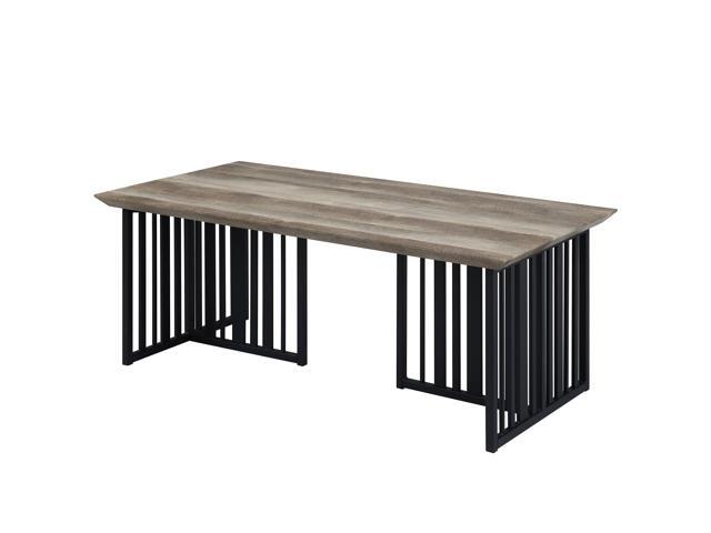 Click here for Zudora Antique Oak & Black Finish Coffee Table prices