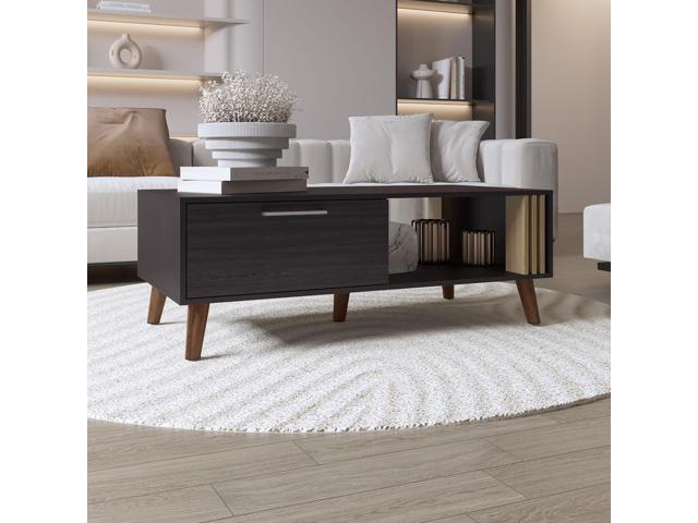 Click here for Vance 47 Wide Coffee Table with One Open Shelf and... prices